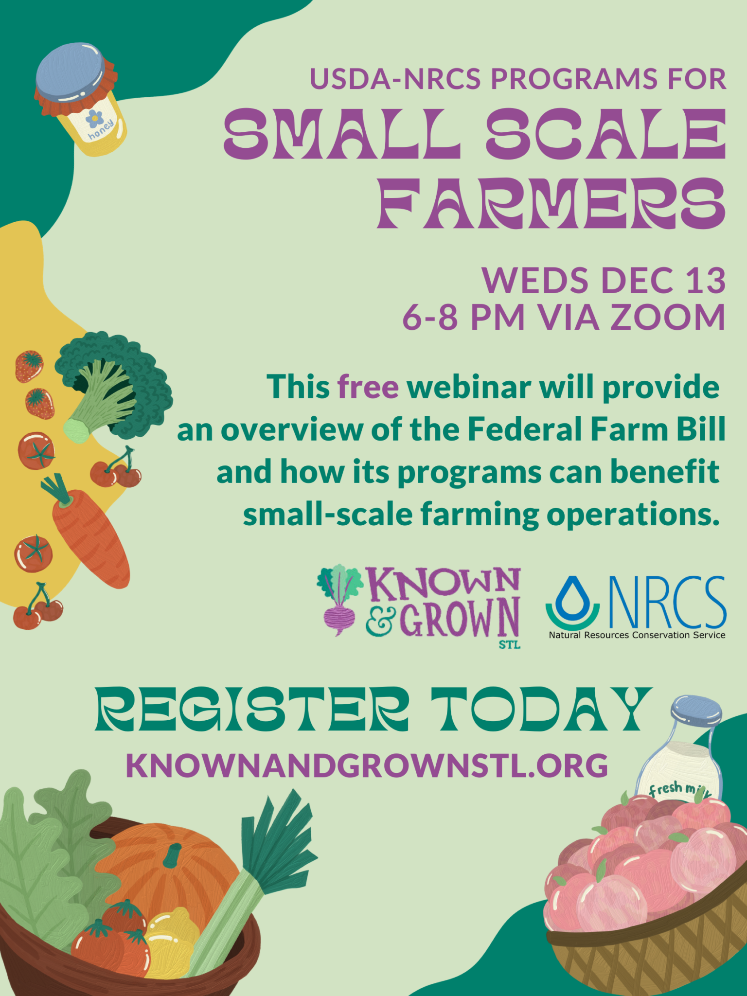 USDA-NRCS Programs for Small-Scale Farmers - Known & Grown STL